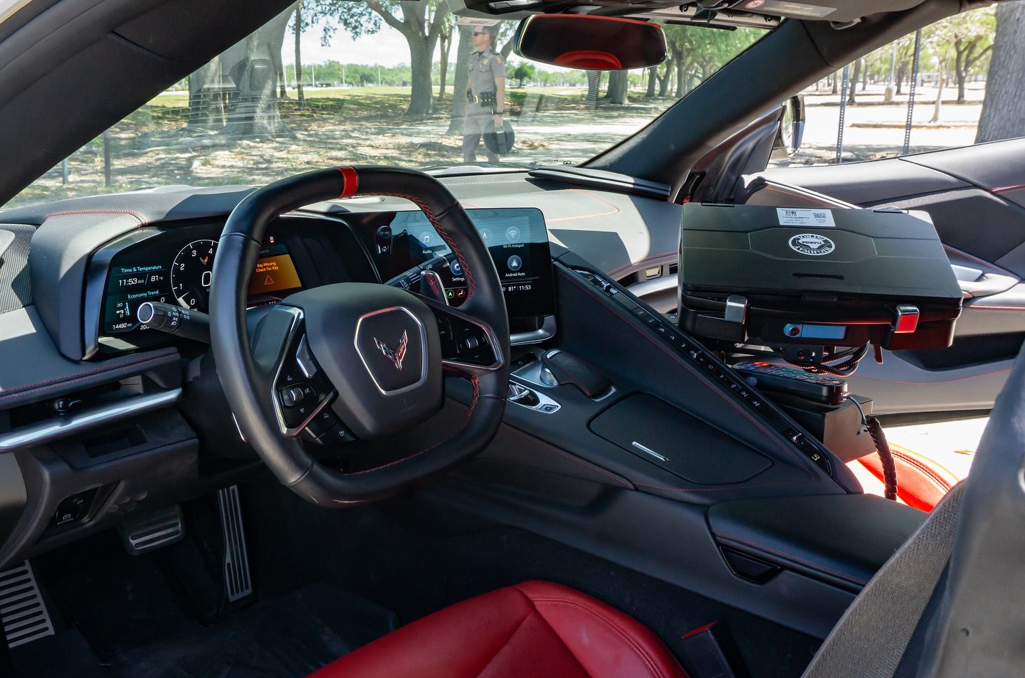 Florida Highway Patrol Adds A New C8 Corvette Police Car To Its Fleet