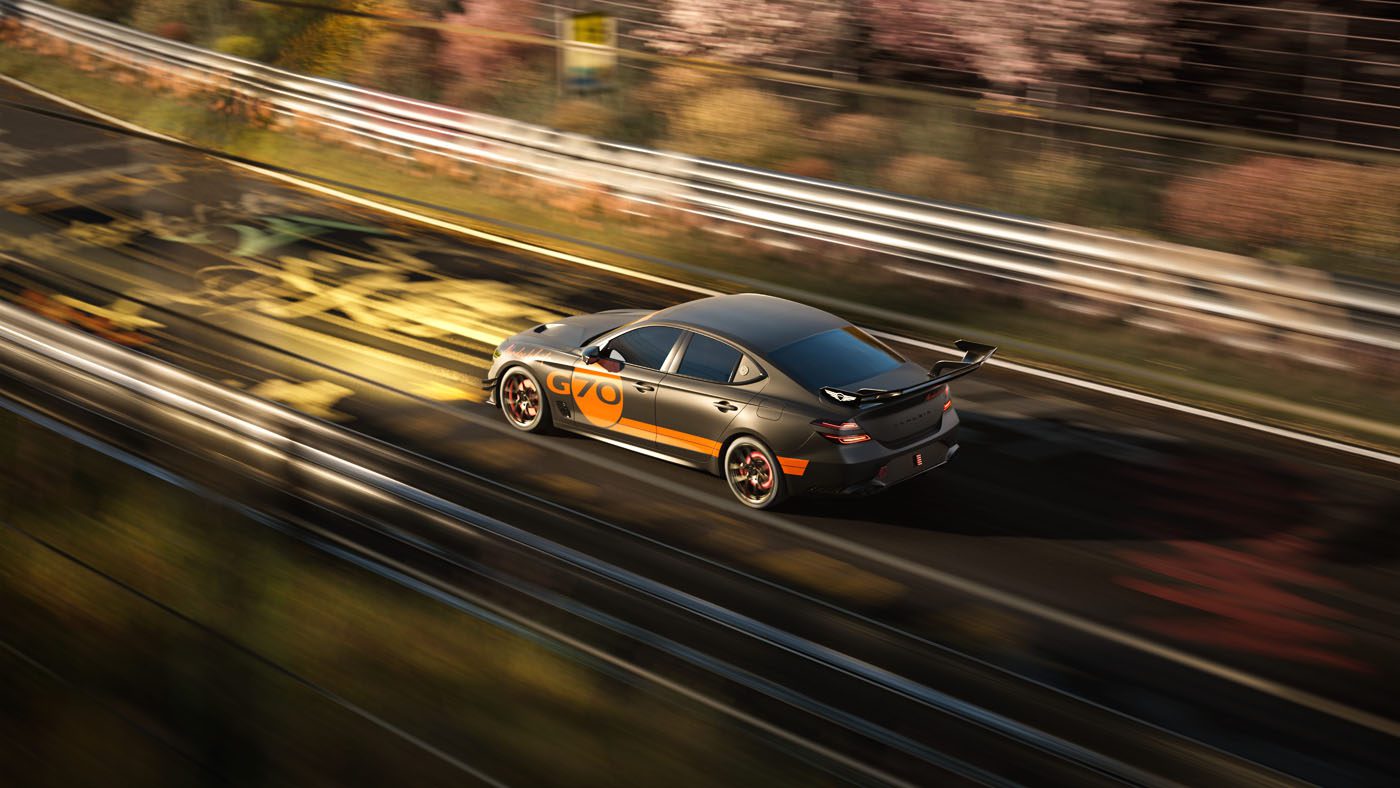 Genesis Unveils New G70 Track Day Special Concept