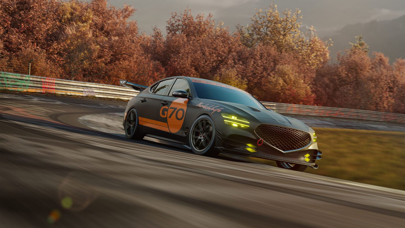 Genesis Unveils New G70 Track Day Special Concept