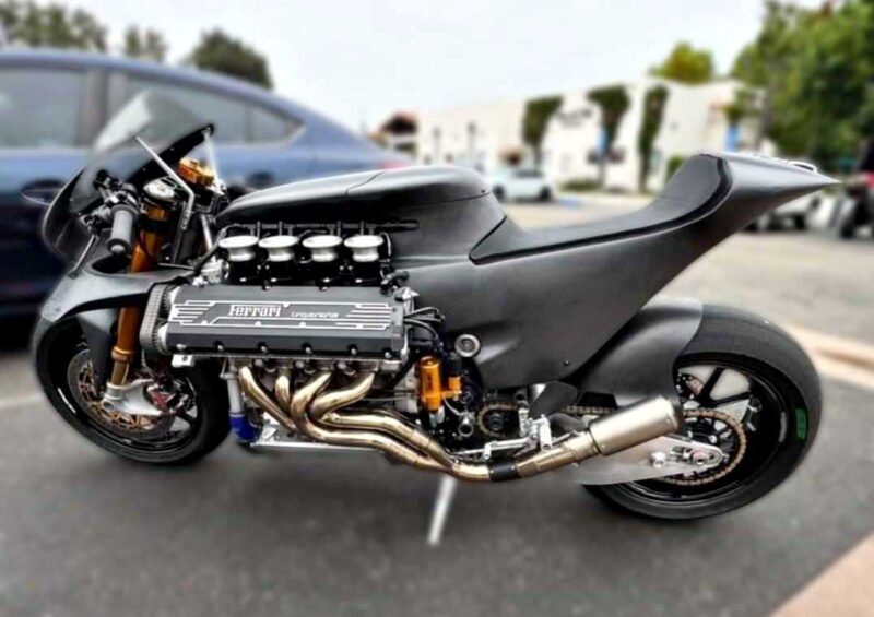 1-of-1 #HF355: When A Ferrari V8 Meets Two Wheels In A Bespoke Superbike