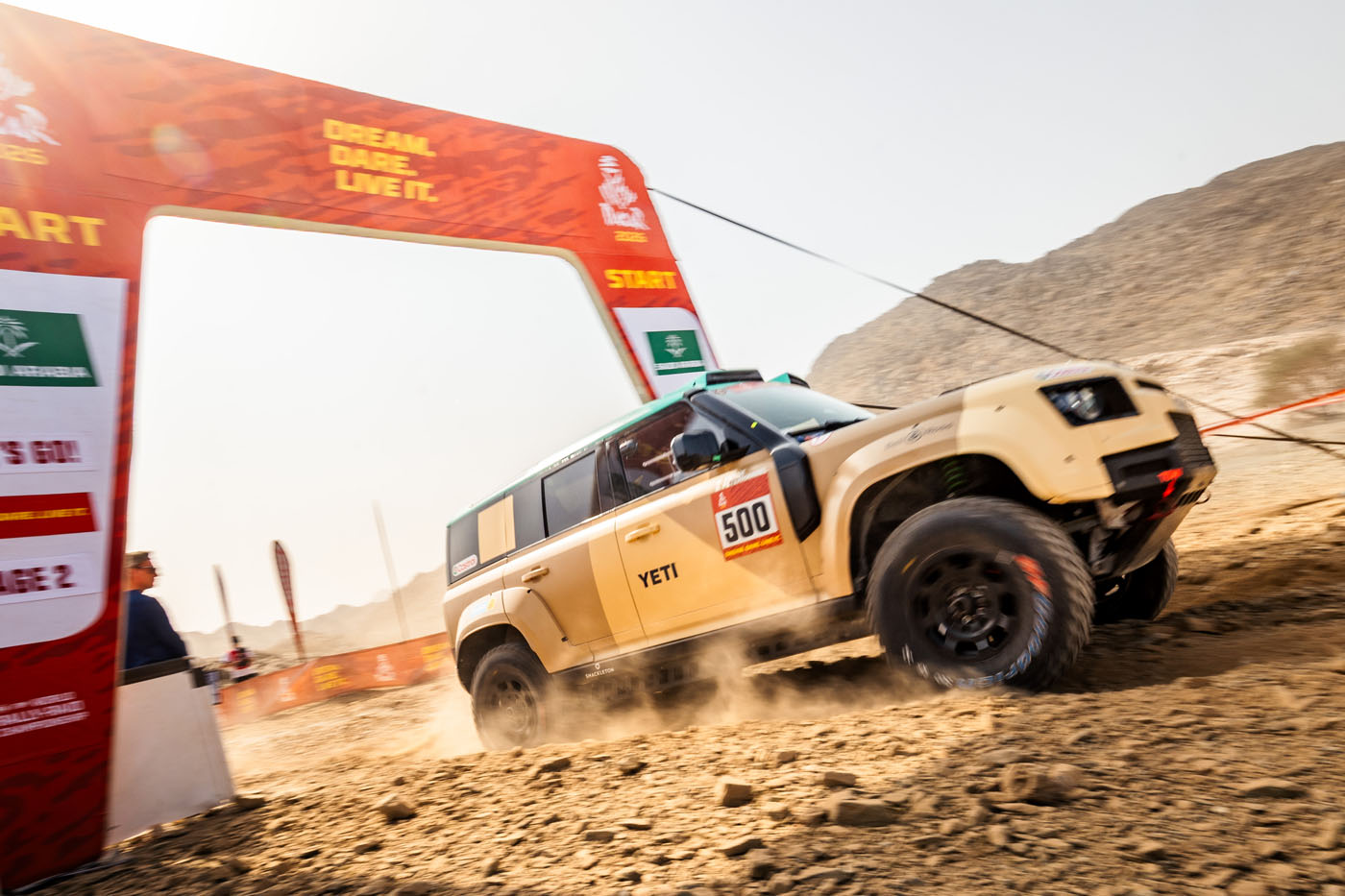 Defender Starts Dakar Rally With Two 1-2-3 Finishes